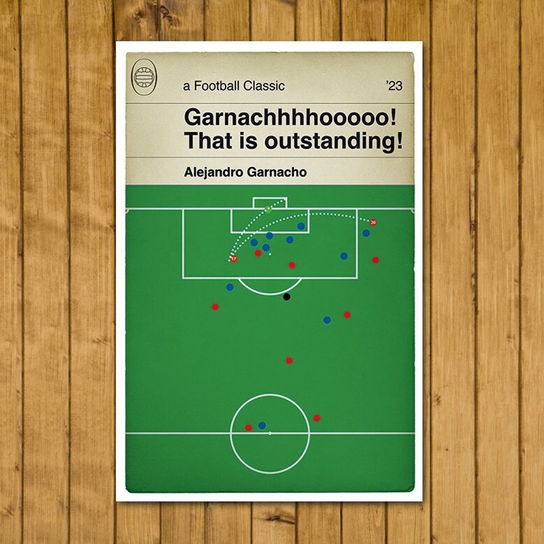 Alejandro Garnacho Overhead Kick - Man Utd Goal - Everton 0 Manchester ...