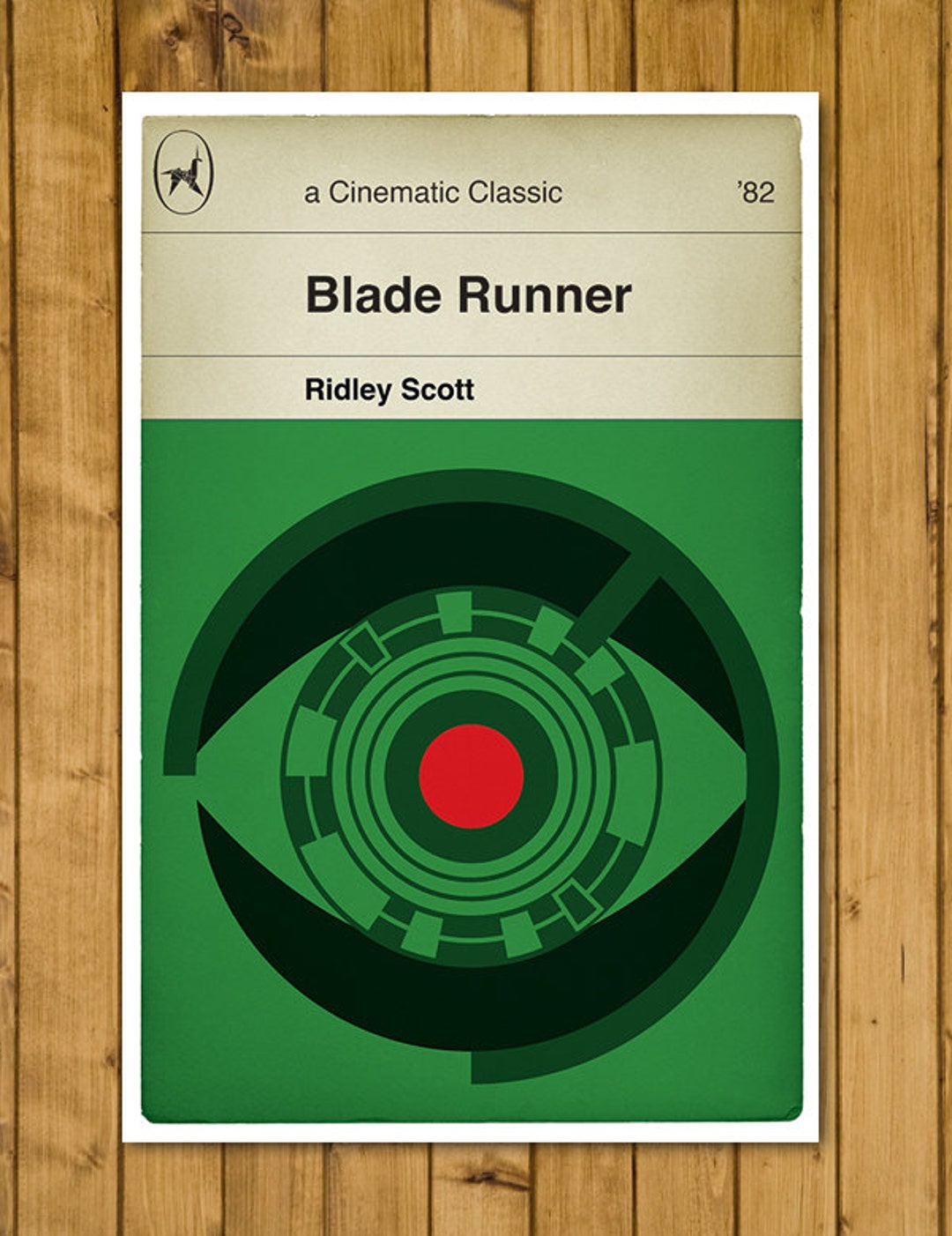 Ridley Scott - Blade Runner - Classic Book Cover Poster (various Sizes ...