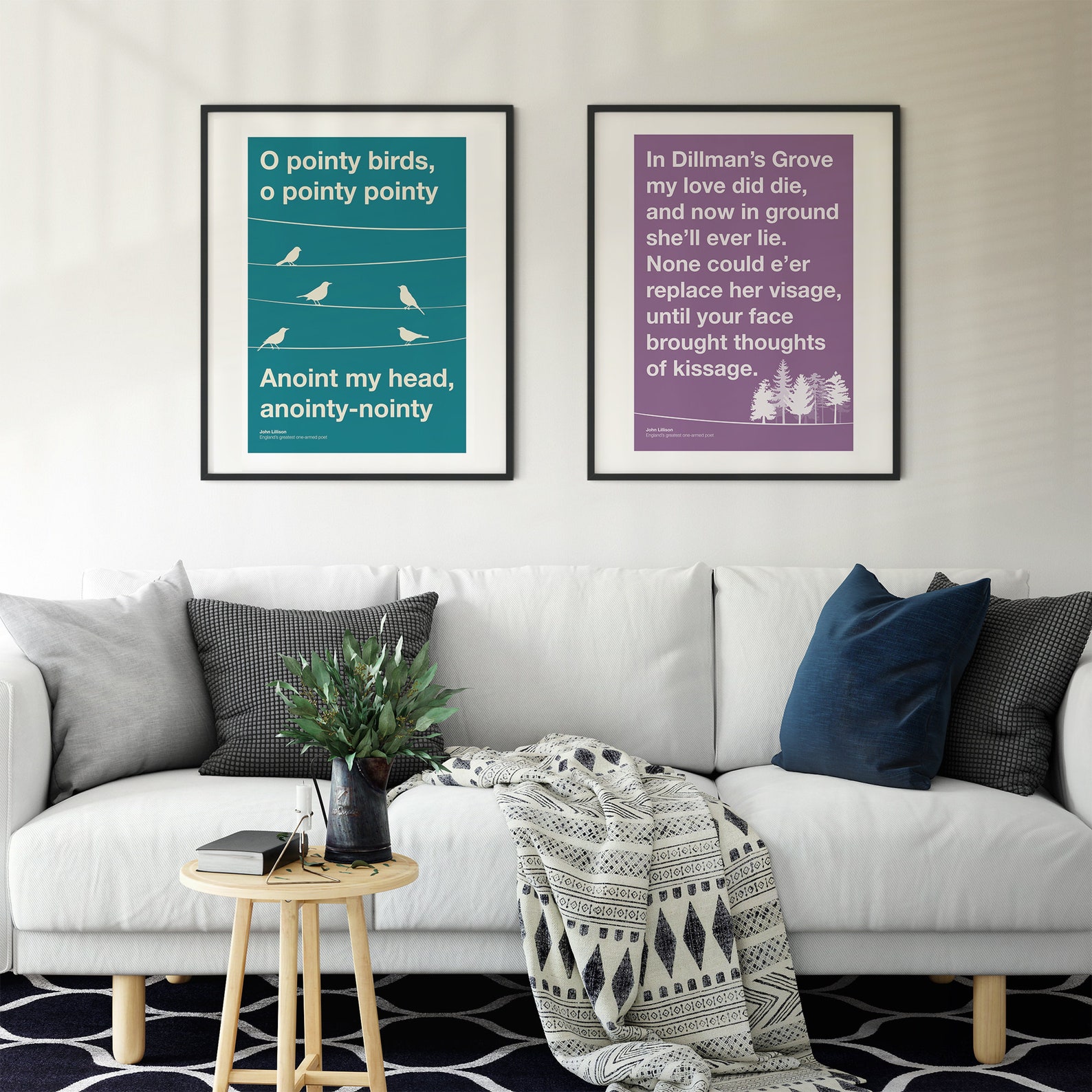 Pointy Birds Poster - Pointy Birds, O Pointy Pointy, Anoint My Head ...