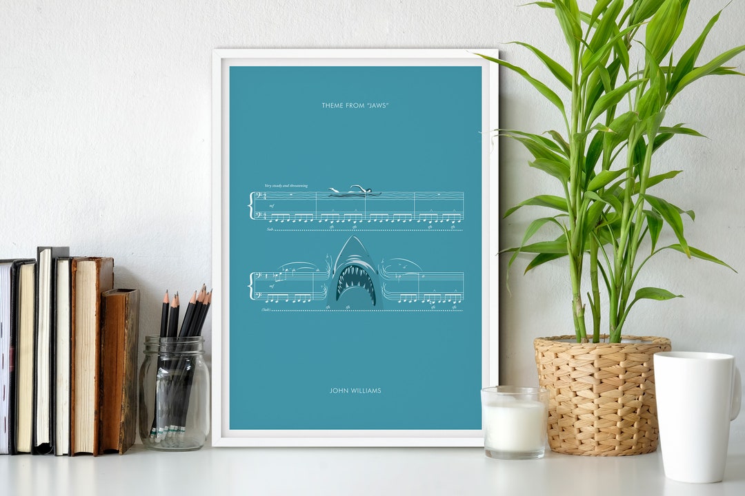 Main Theme From Jaws by John Williams - Movie Classics Poster ...