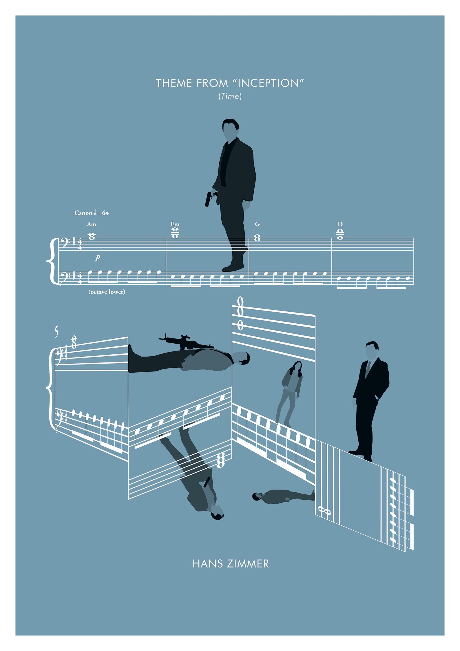 Theme From Inception - ‘time’ by Hans Zimmer - Movie Classics Poster ...