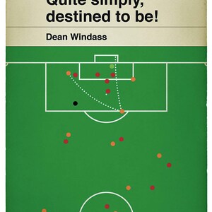 Football Print - Classic Book Cover Poster - Dean Windass Goal in 2008 ...