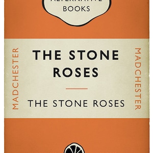 Book Cover Poster - the Stone Roses - Madchester - Alternative Book ...