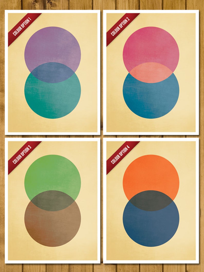 Personalised Family Venn Diagram Poster - Etsy