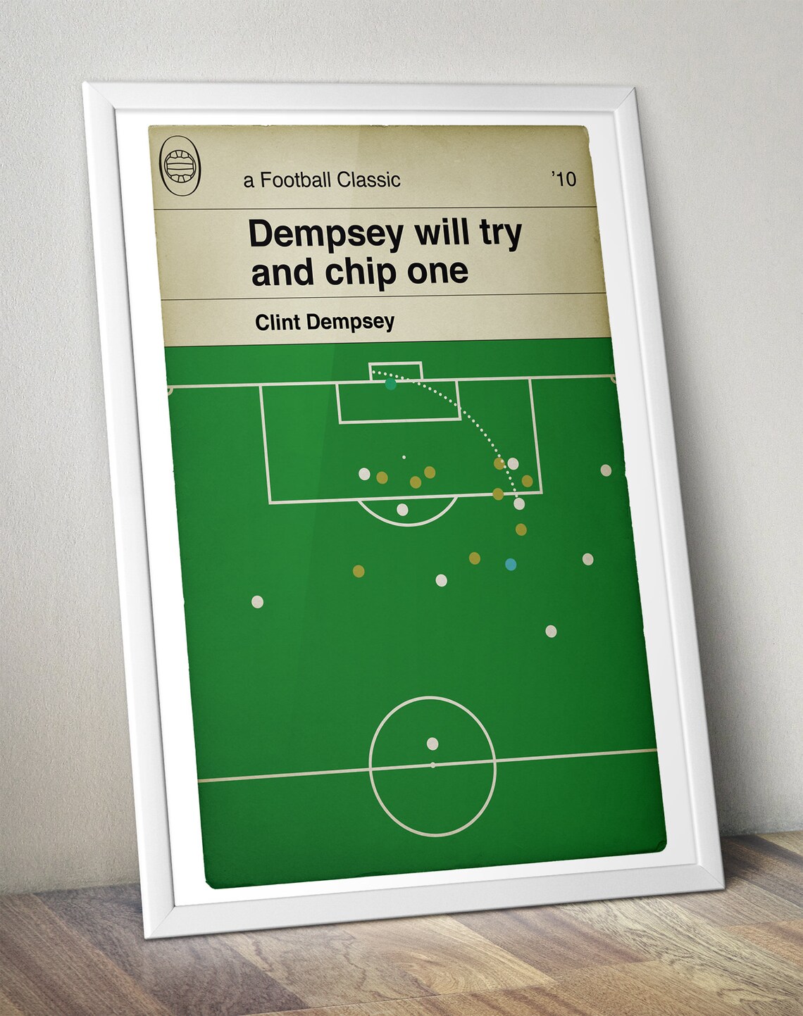 Fulham Goal V Juventus 2010 Clint Dempsey Chip European - Etsy