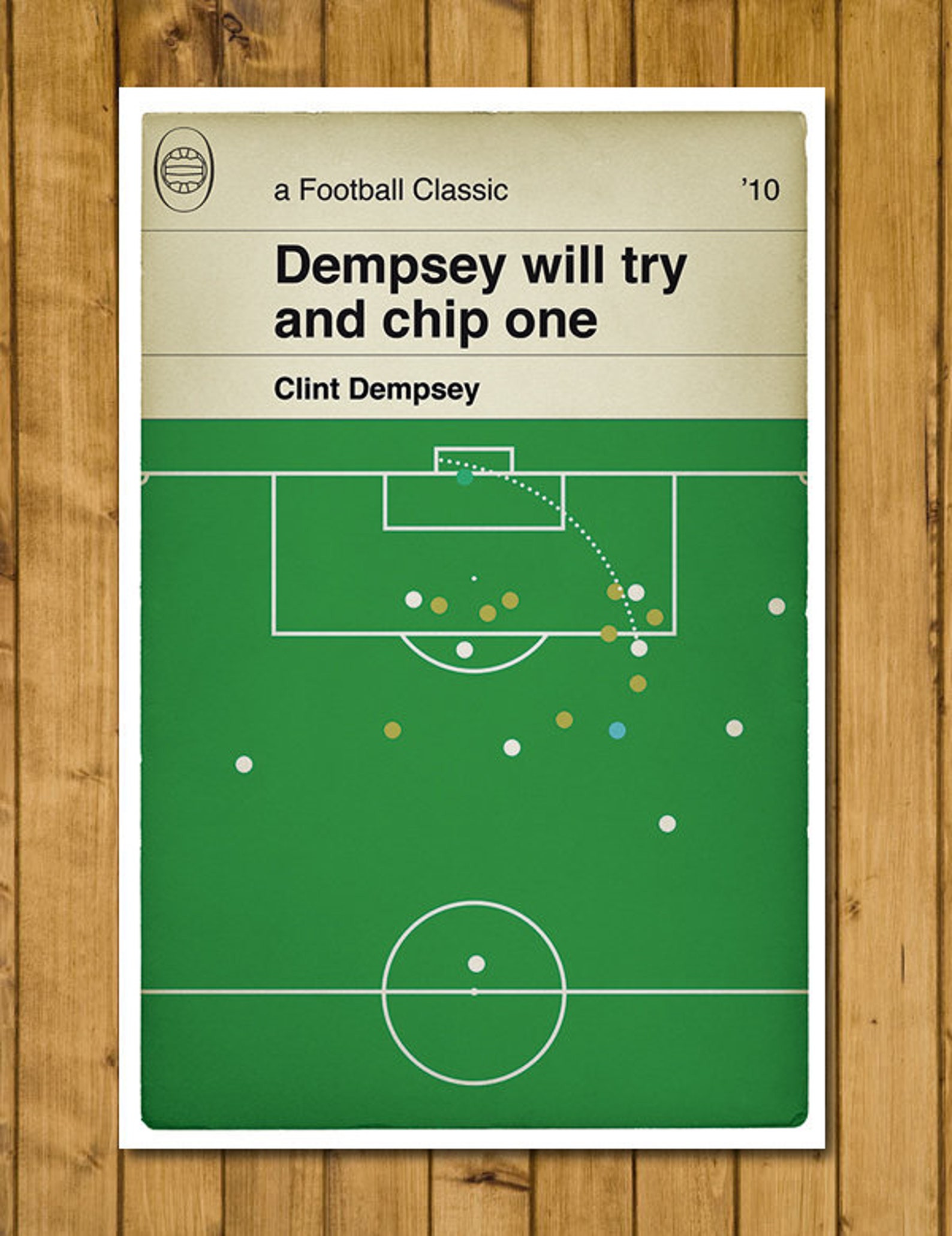 Fulham Goal V Juventus 2010 Clint Dempsey Chip European - Etsy