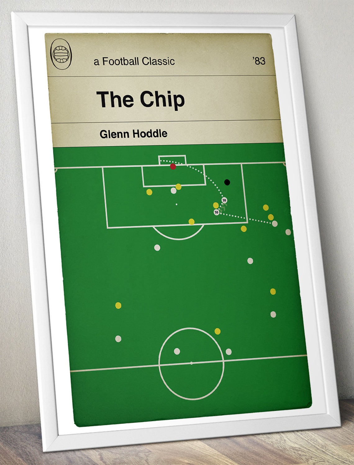 Glenn Hoddle Chip for Tottenham Hotspur v Watford in 1983 | Etsy