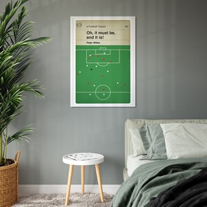 Aston Villa Goal V Bayern Munich - Peter Withe Poster - 82 European Cup ...