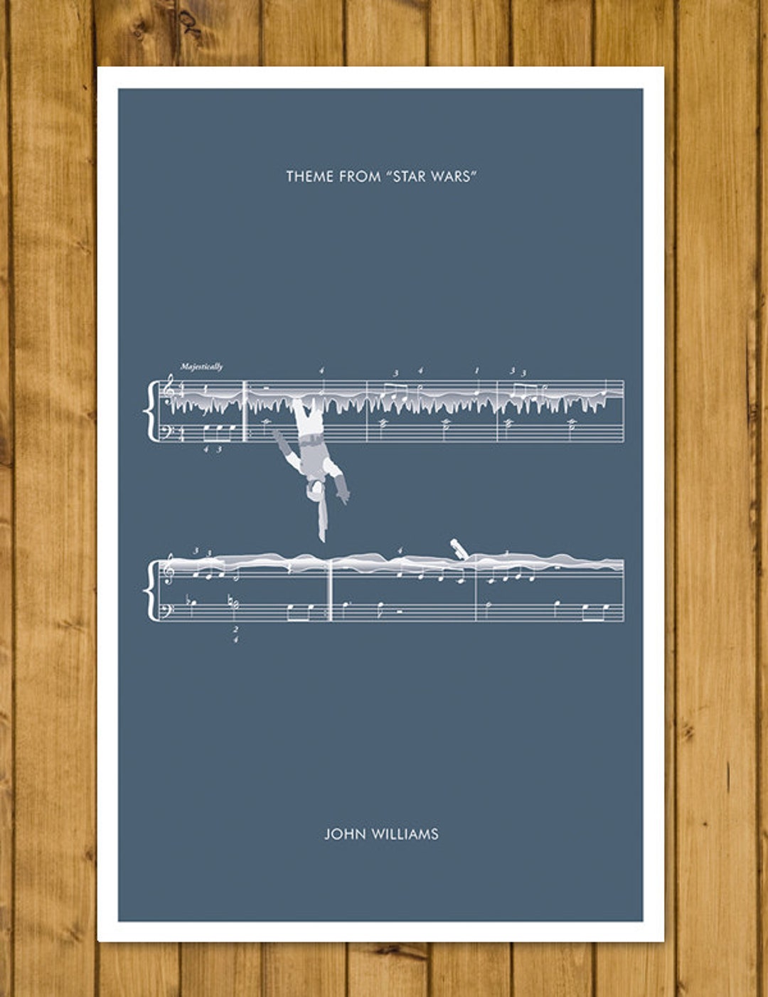 The Empire Strikes Back Sheet Music - Movie Classics Poster - Theme ...