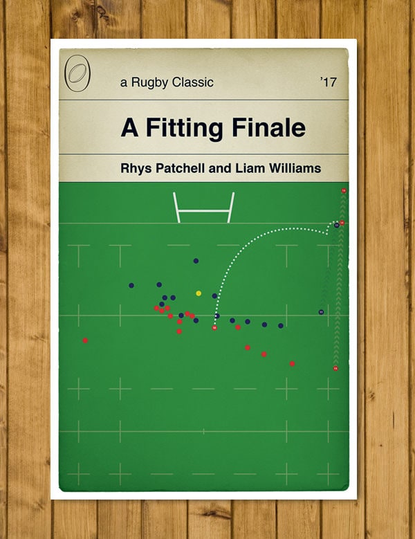 Rugby Poster Scarlets Try V Munster Pro12 Final 2017 - Etsy