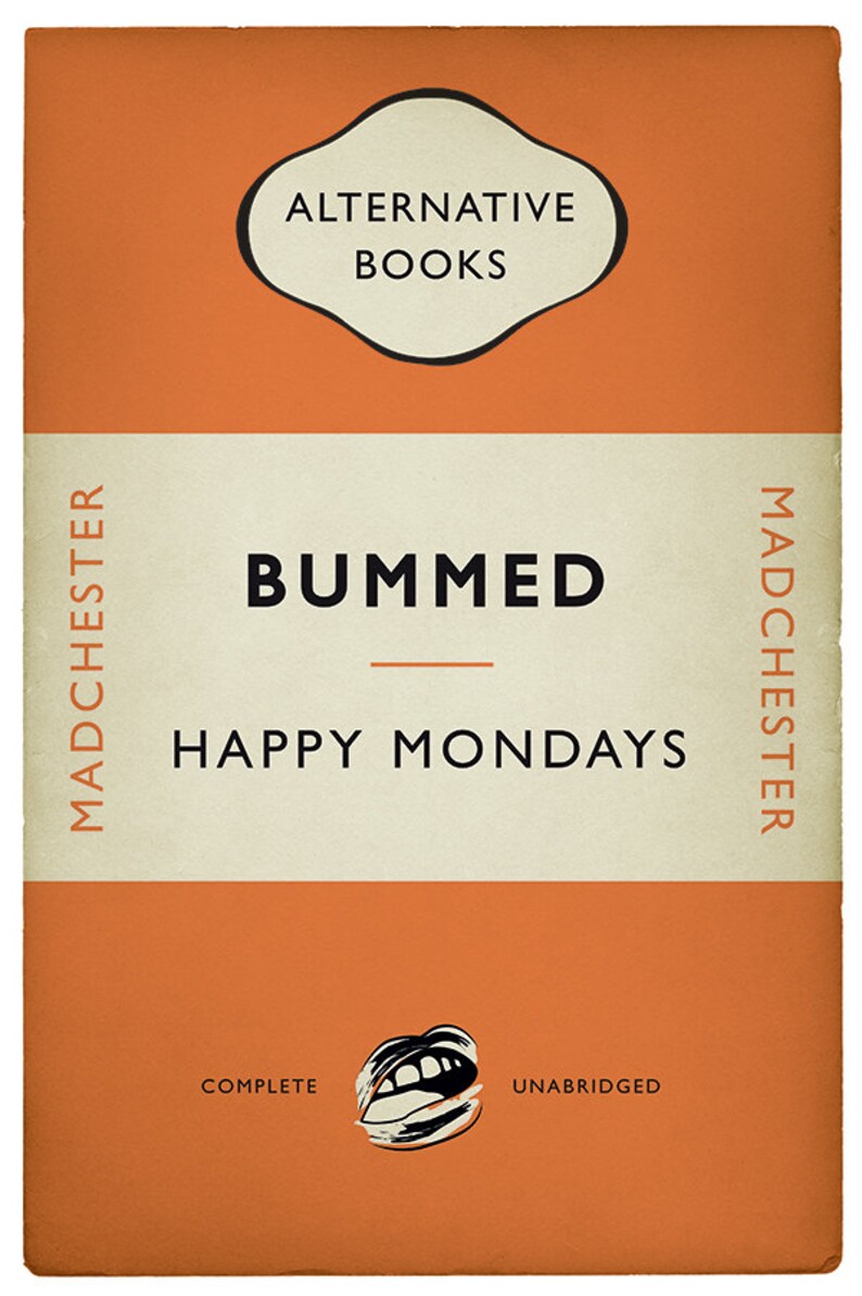Happy Mondays Bummed Madchester Alternative Book Cover - Etsy