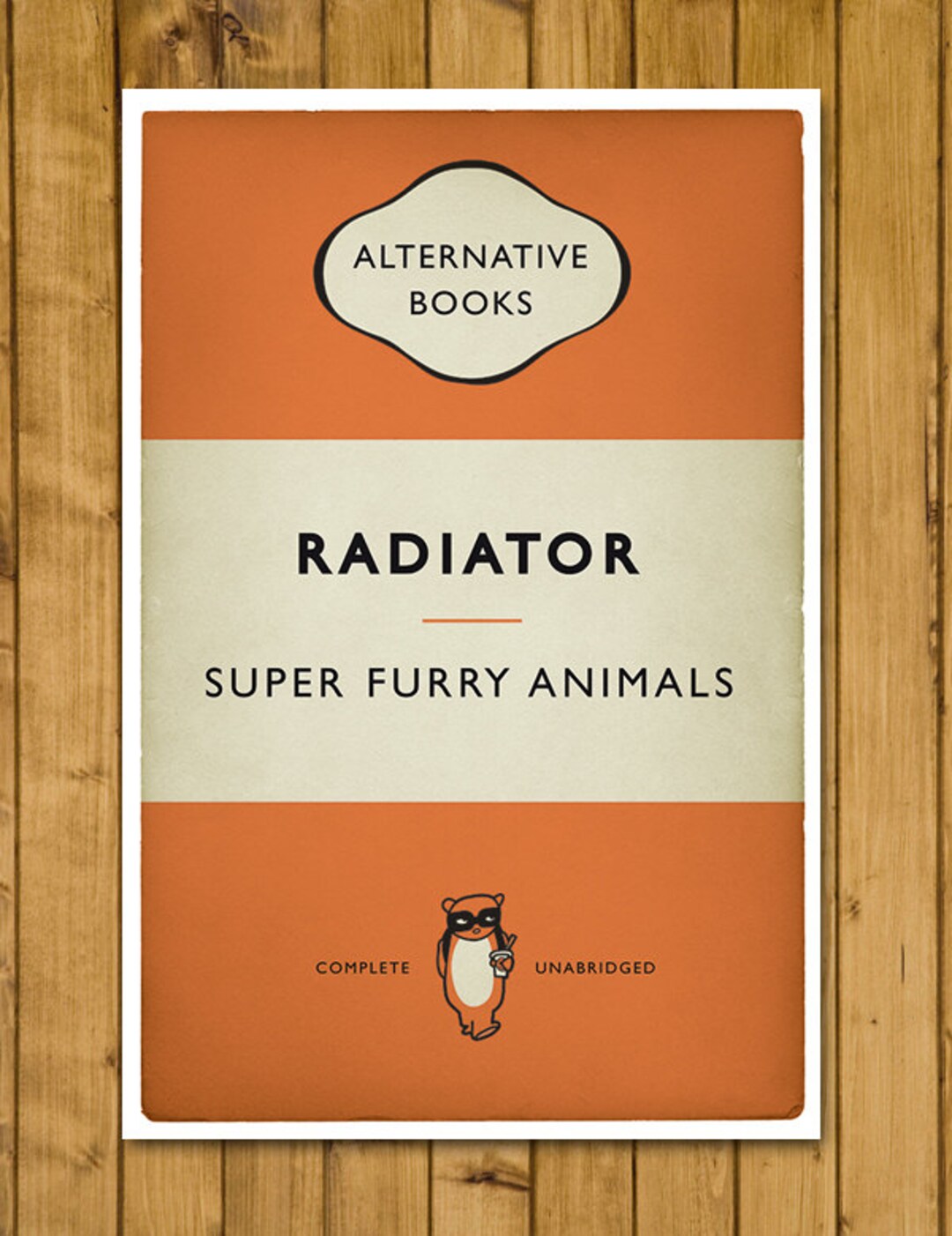 Super Furry Animals - Radiator - Alternative Book Cover Poster (UK and ...