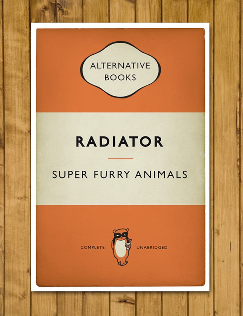 Super Furry Animals Radiator Alternative Book Cover Poster - Etsy