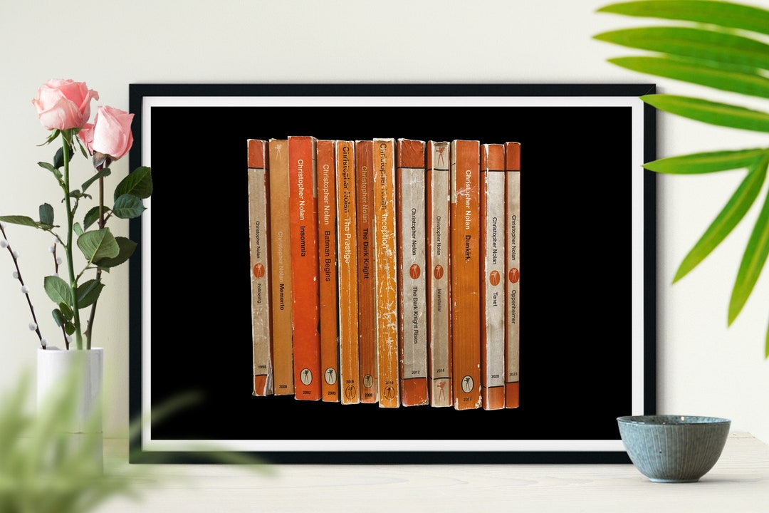 Christopher Nolan Filmography - Movie Gift - Classic Paperback Book ...