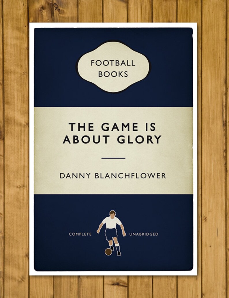 Football Print - Classic Book Cover Poster - Illustration of Danny ...