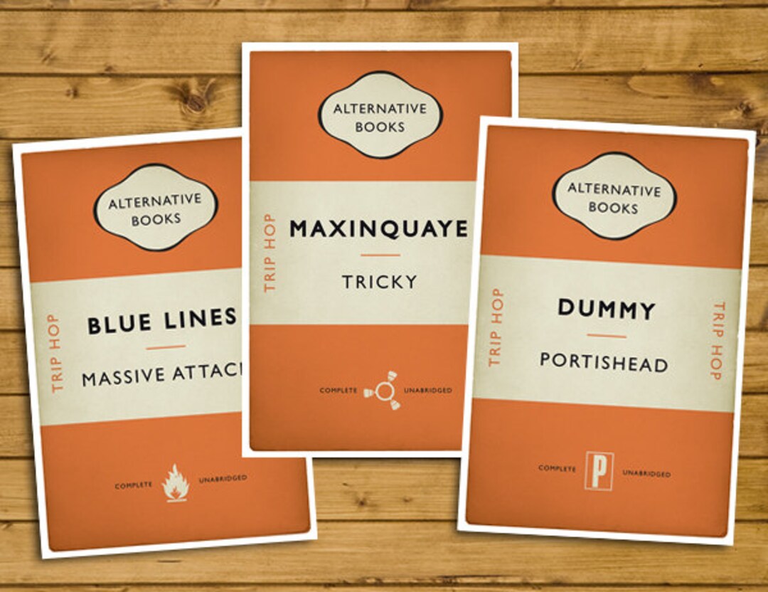 Trip Hop Set of 3 Prints Massive Attack, Portishead and Tricky ...