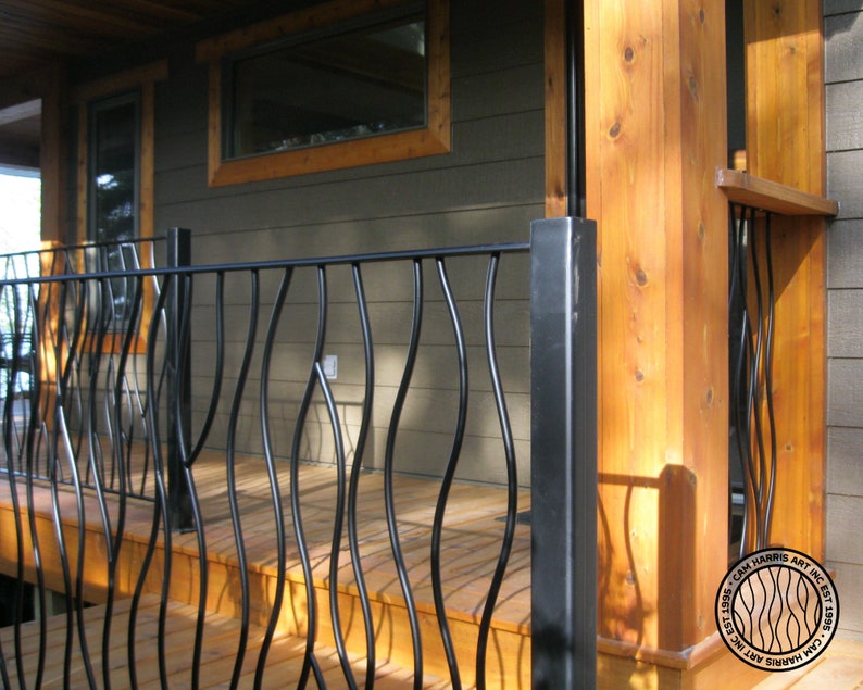 Deck Railing | Custom Railing | Metal Deck Railing | Wrought Iron ...