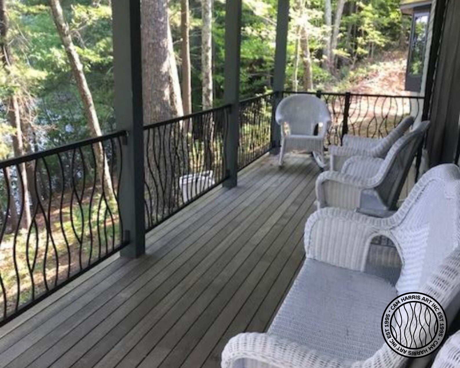 Deck Railing | Custom Railing | Metal Deck Railing | Wrought Iron ...