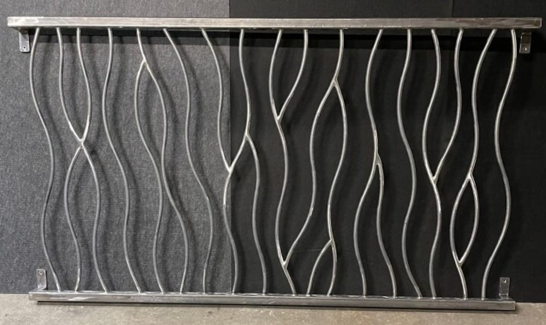 Juliette Railing in My Signature BENT Iron Art Design | Metal Balcony ...