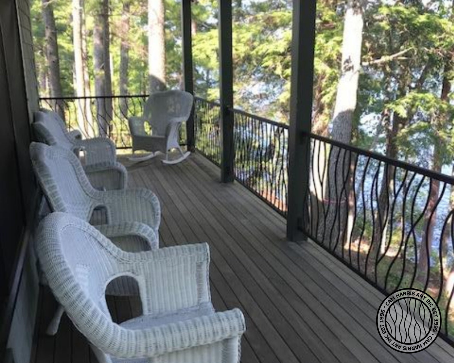 Deck Railing | Custom Railing | Metal Deck Railing | Wrought Iron ...