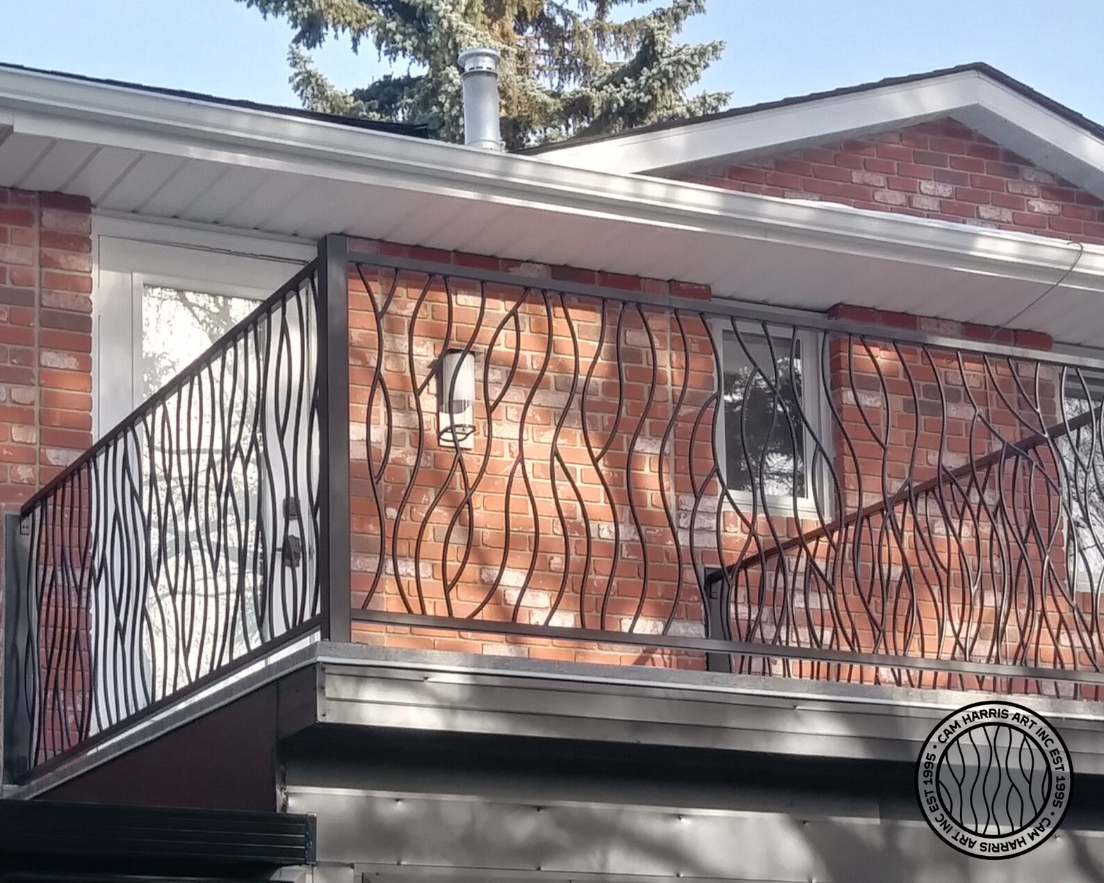 Deck Railing | Custom Railing | Metal Deck Railing | Wrought Iron ...