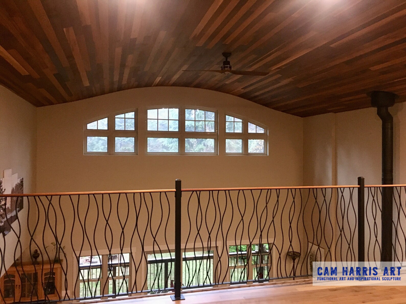 Wrought Iron Railing Entwined Design Metal Stair Railing - Etsy