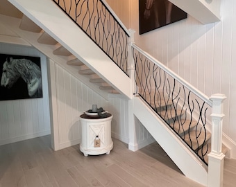 Twigs Design Wrought Iron Railing | Tree Branch Railing | Metal Stair ...