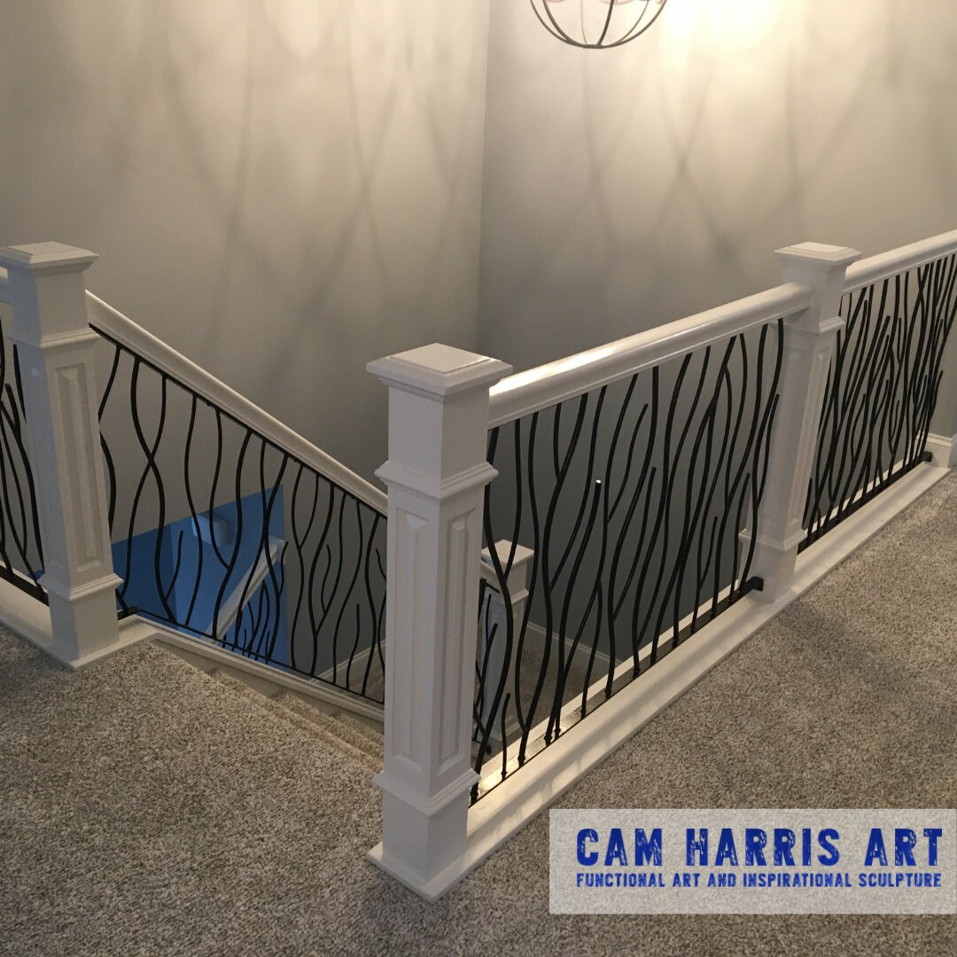 Twigs Design Wrought Iron Railing | Tree Branch Railing | Metal Stair ...