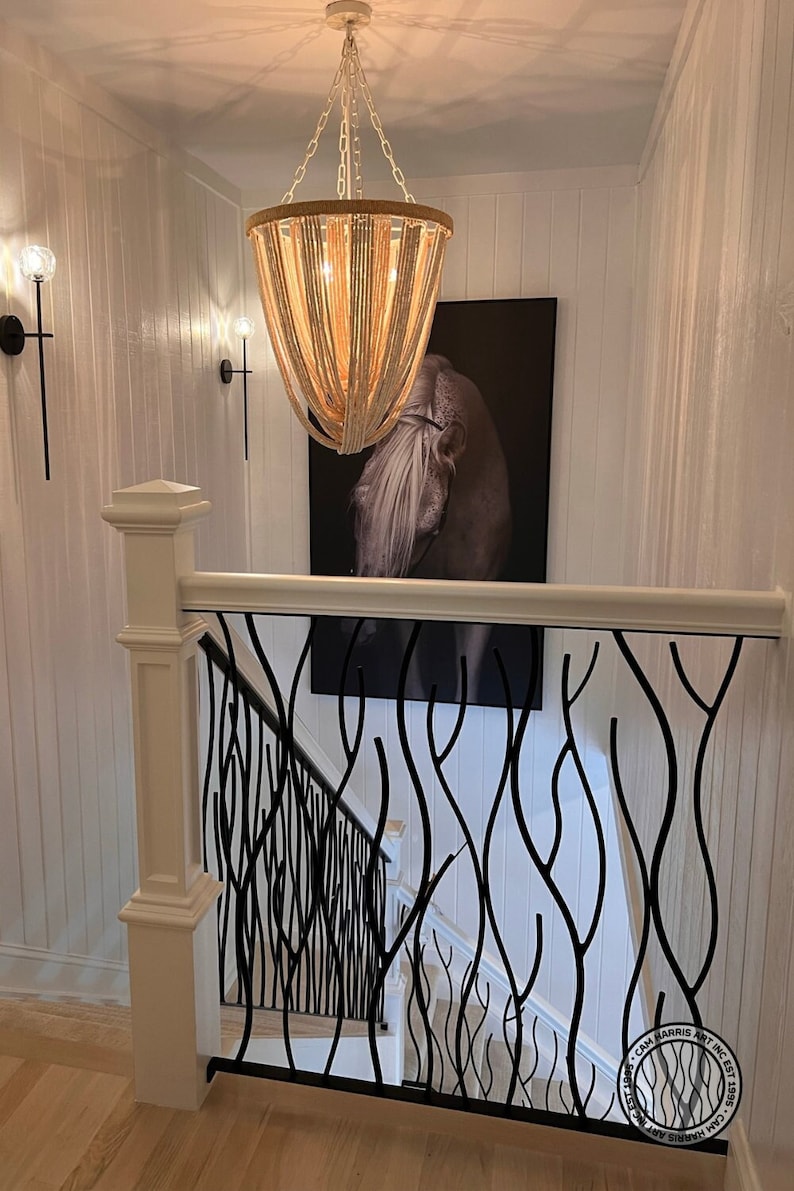 Tree Branch Railing | Twigs Design Wrought Iron Railing | Metal Stair ...