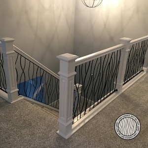 Twigs Design Wrought Iron Railing | Tree Branch Railing | Metal Stair ...