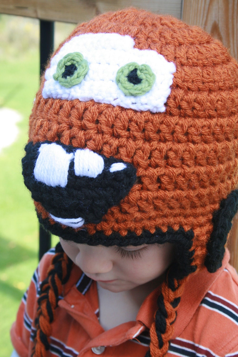 Tow Mater Inspired Hat Crochet Pattern - Newborn - Toddler - Child ...