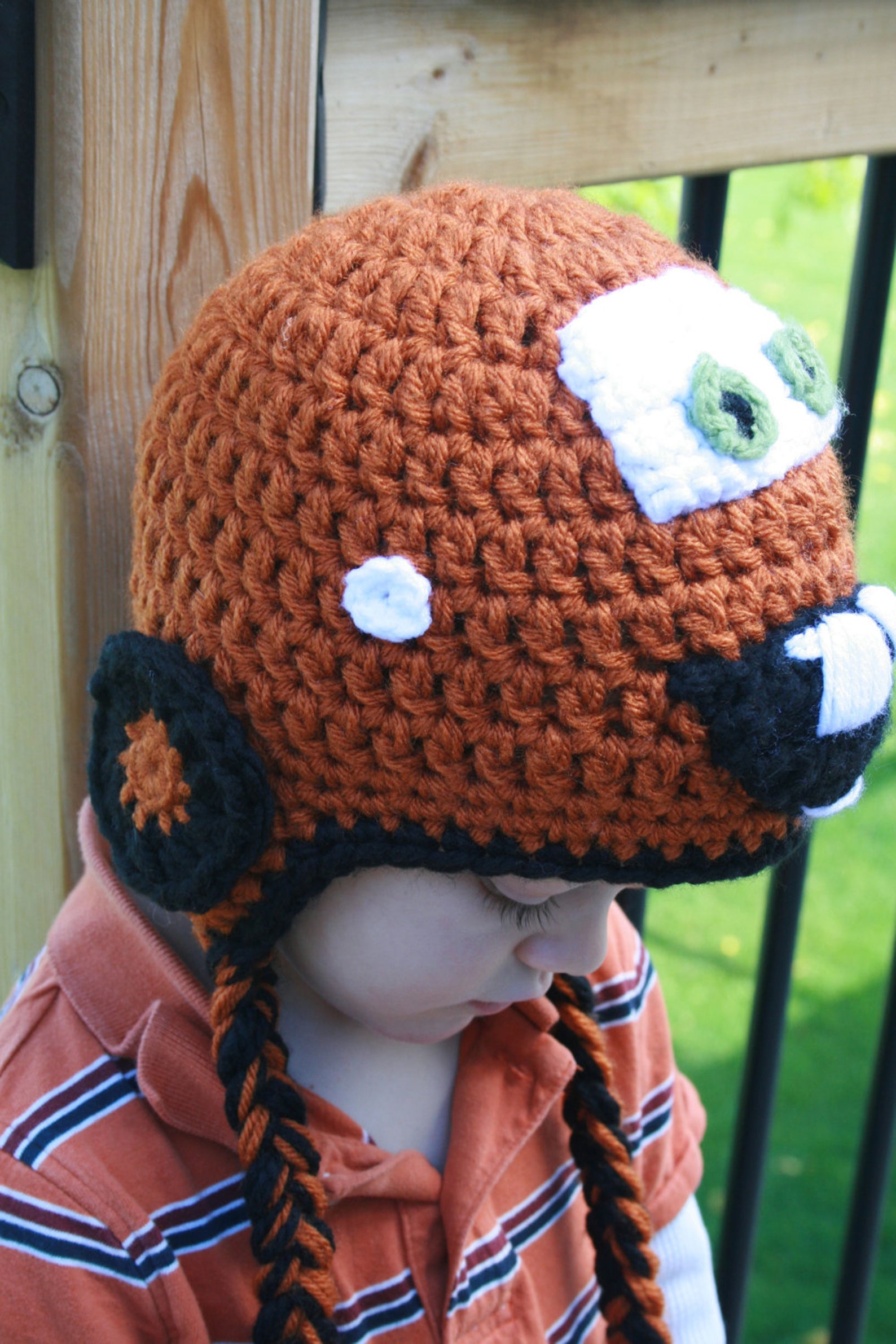 Tow Mater Inspired Hat Crochet Pattern - Newborn - Toddler - Child ...