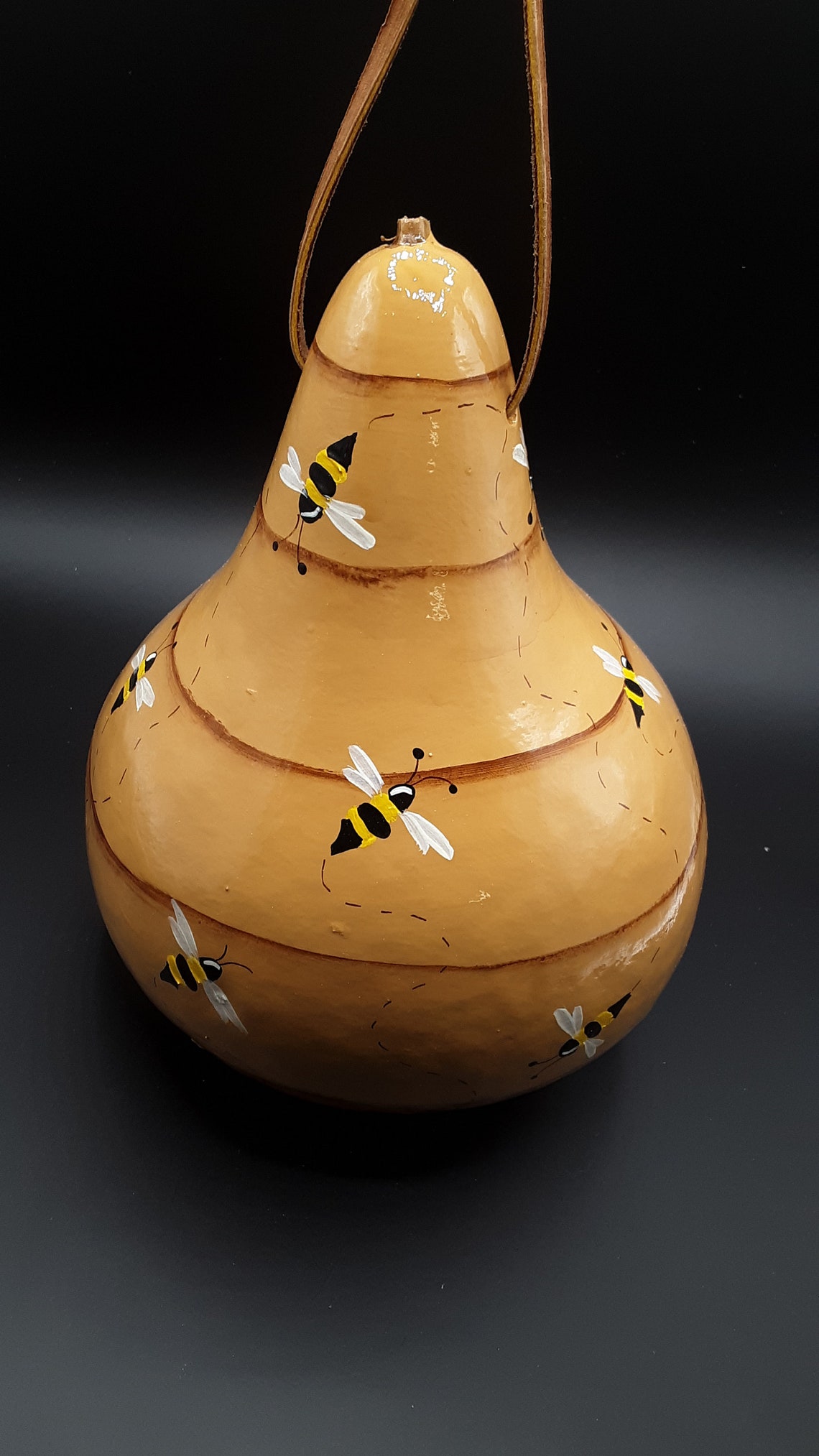 Country Beehive Gourd Birdhouse - Etsy