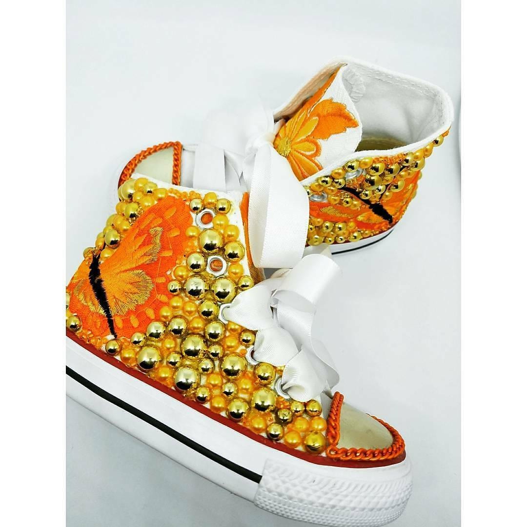 Butterfly Custom Chucks - Etsy