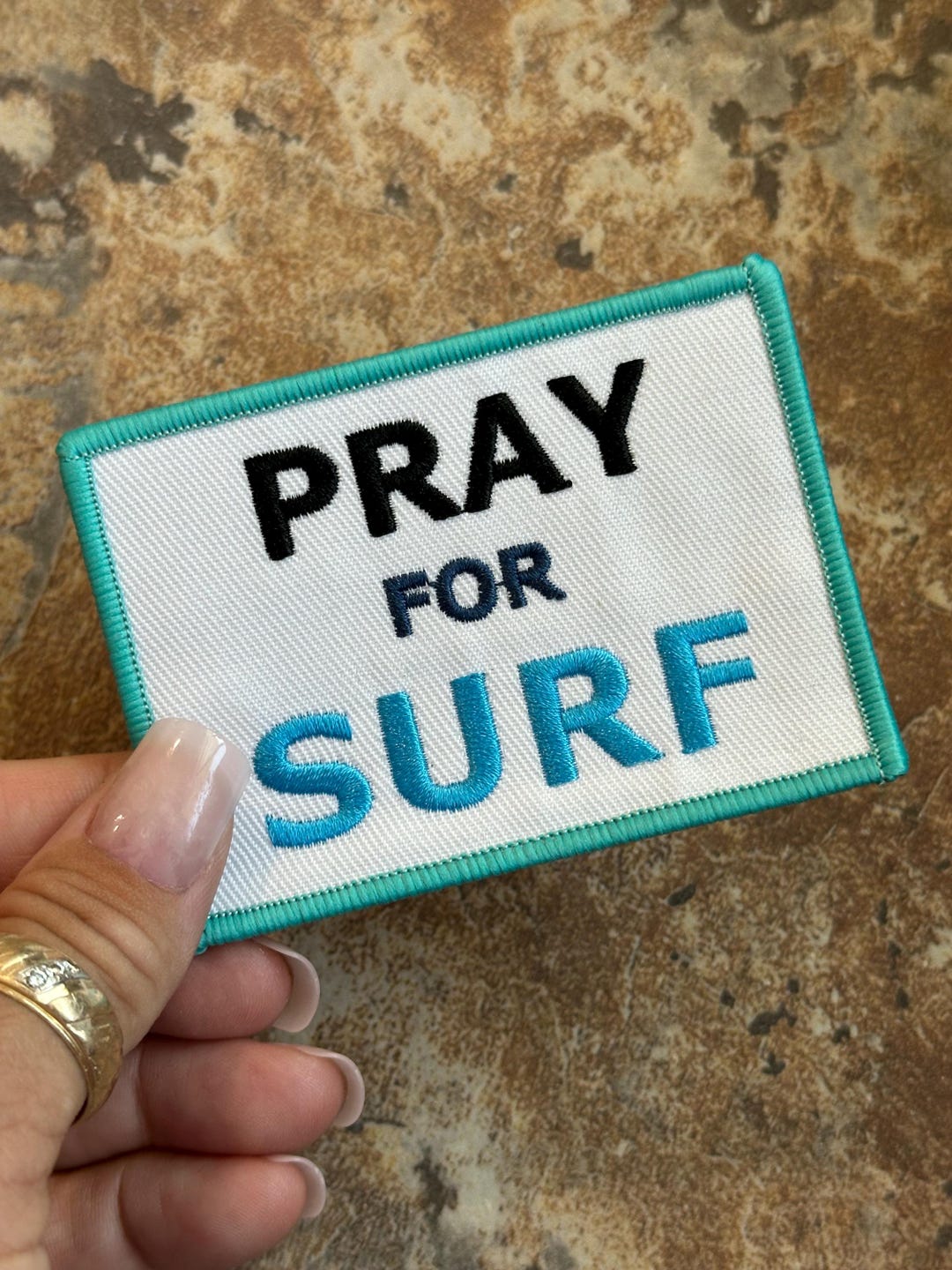 Pray for Surf Bbz’s Original Designed Iron-on Patch - Etsy