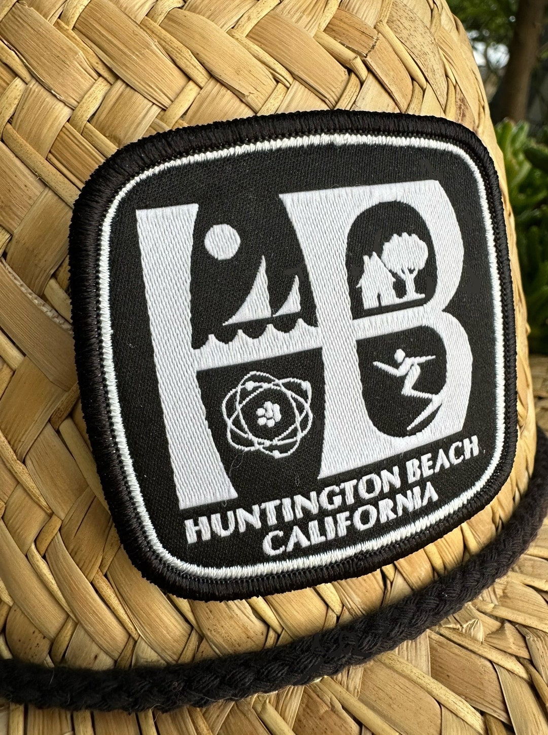 Huntington Beach “HB” Iron-on Patch - Etsy
