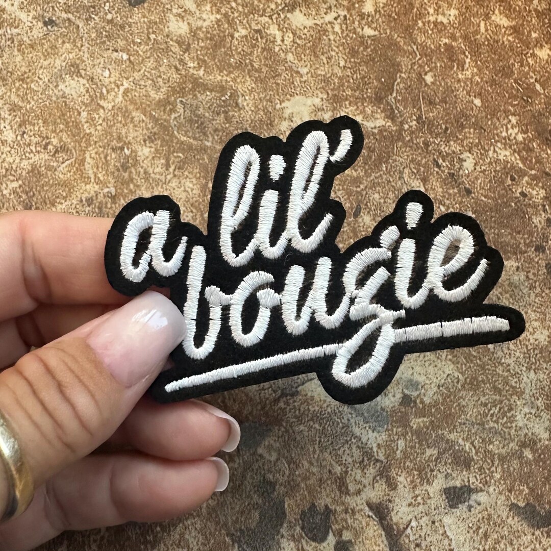 Lil’ Bougie Patch Embroidered Iron-on - Etsy