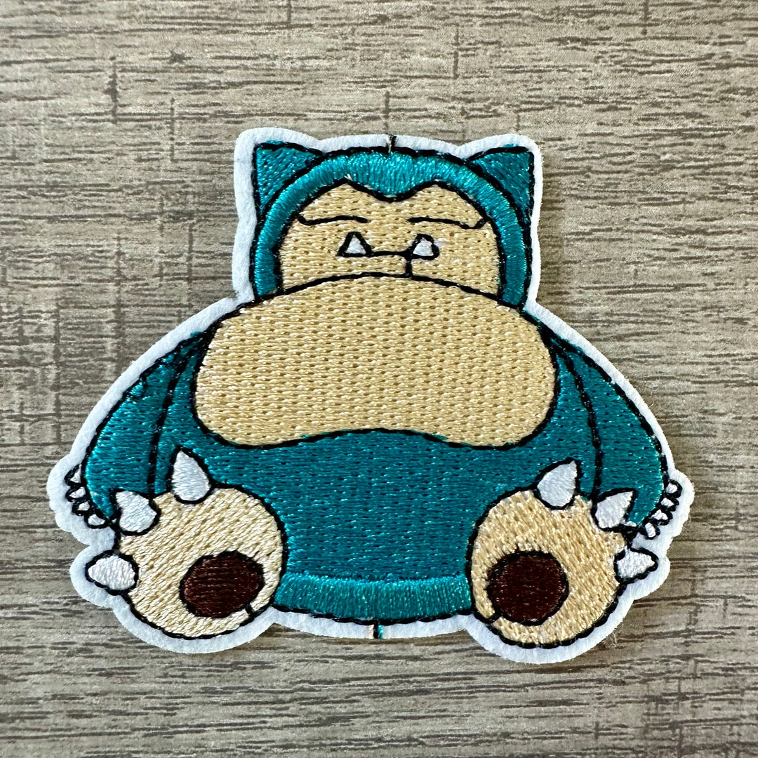 Pokémon Snorlax Iron-on Patch - Etsy
