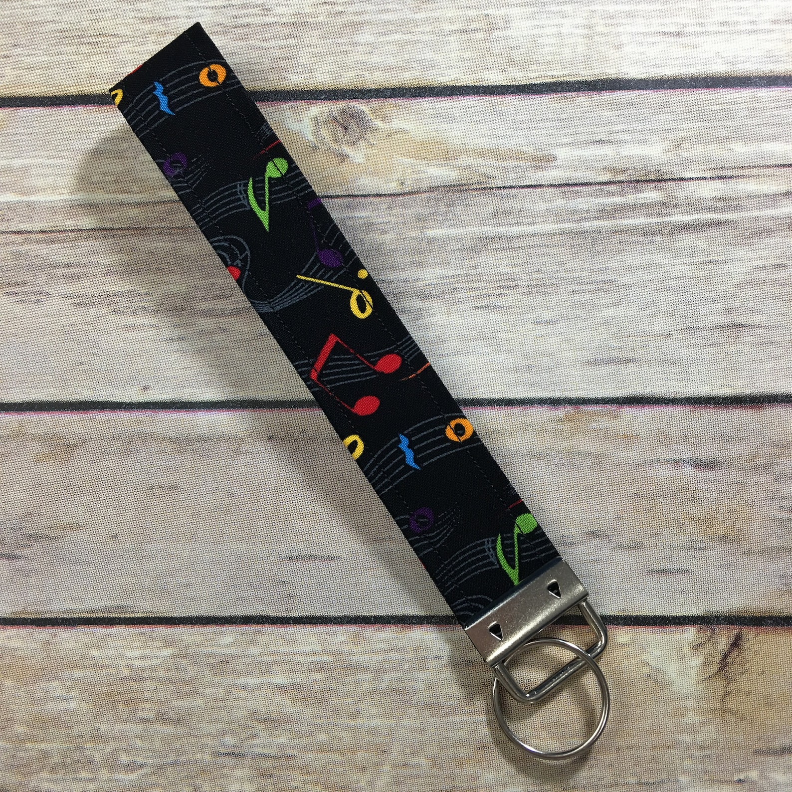Lanyard and Key Fob--music Notes - Etsy