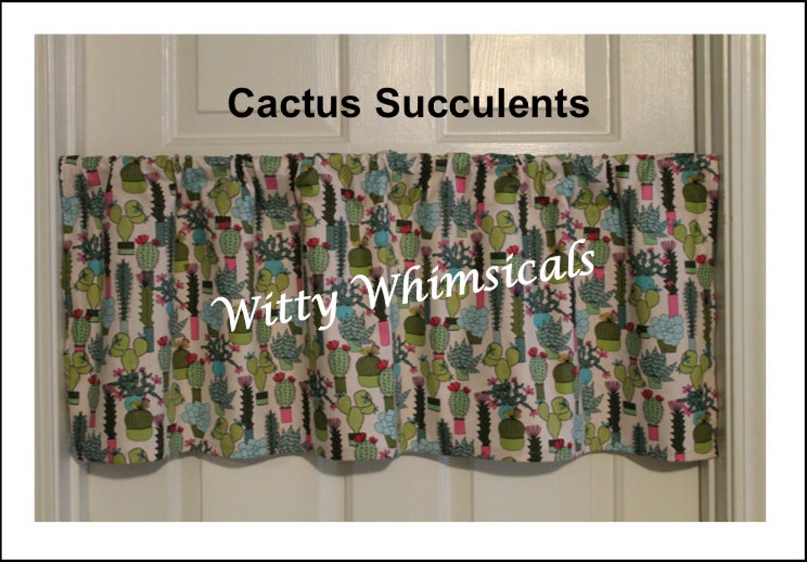 Cactus Succulents--classroom Door Safety Curtain-fan-out Shade - Etsy