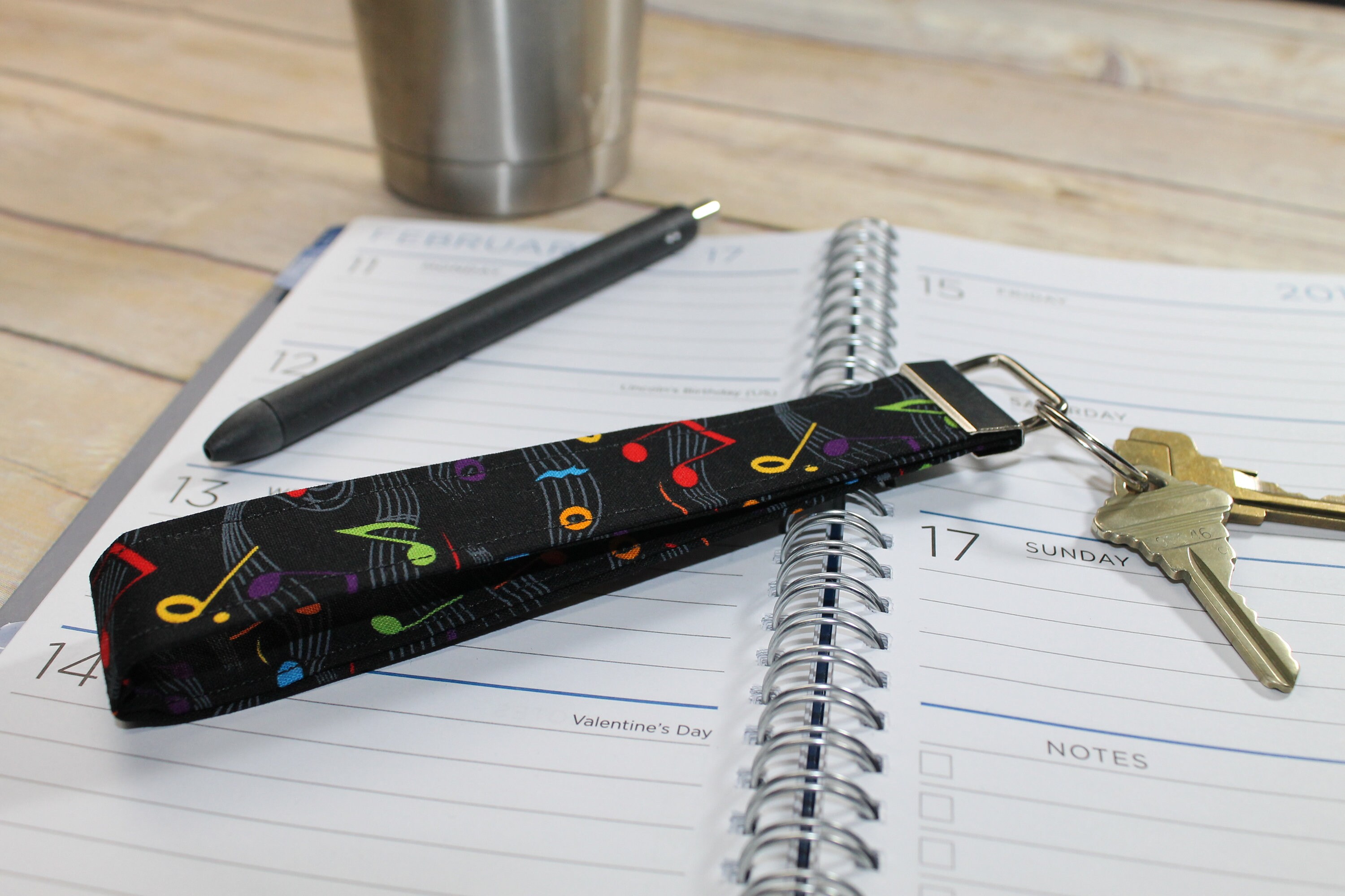 Lanyard and Key Fob--music Notes - Etsy