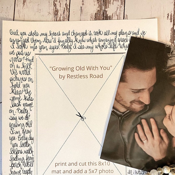 Grow Old With You - Etsy