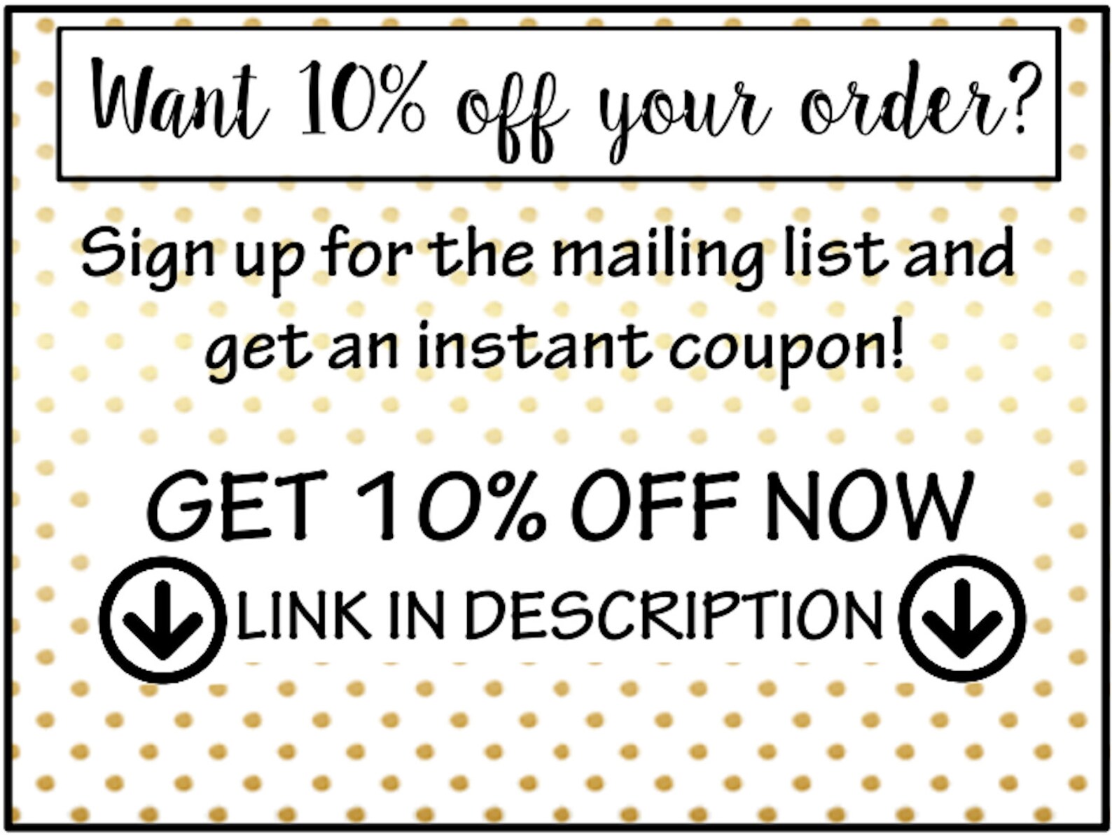 Rush Design for Any Order Guaranteed to Leave My Shop Within - Etsy