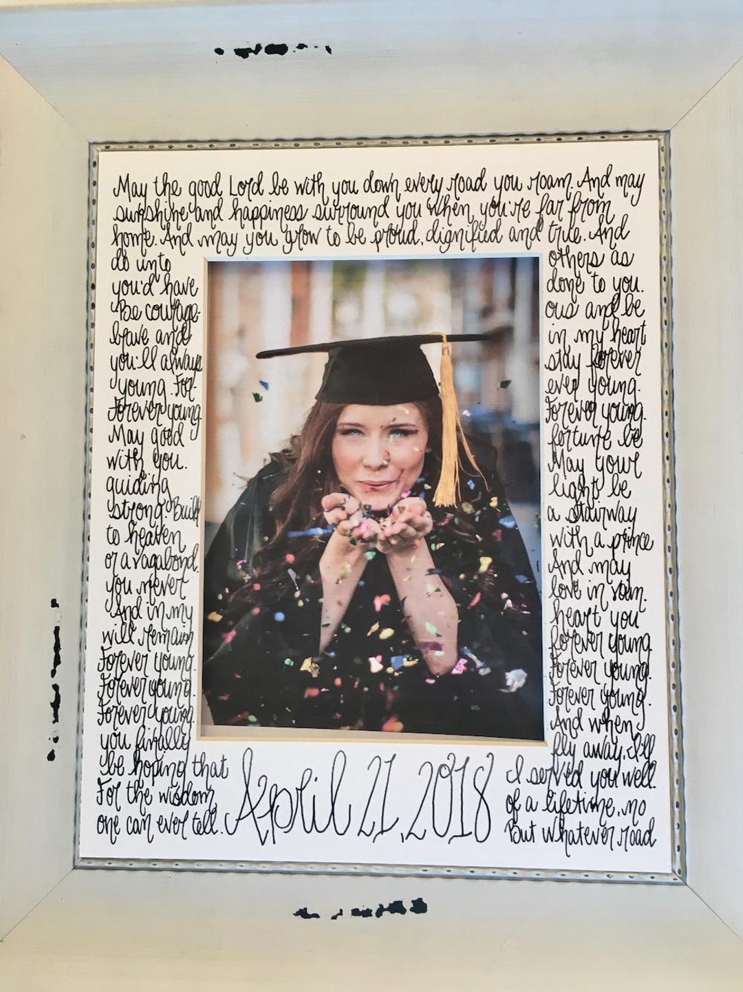 Personalized High School Graduation Gift, Custom Photo Mat With ANY ...