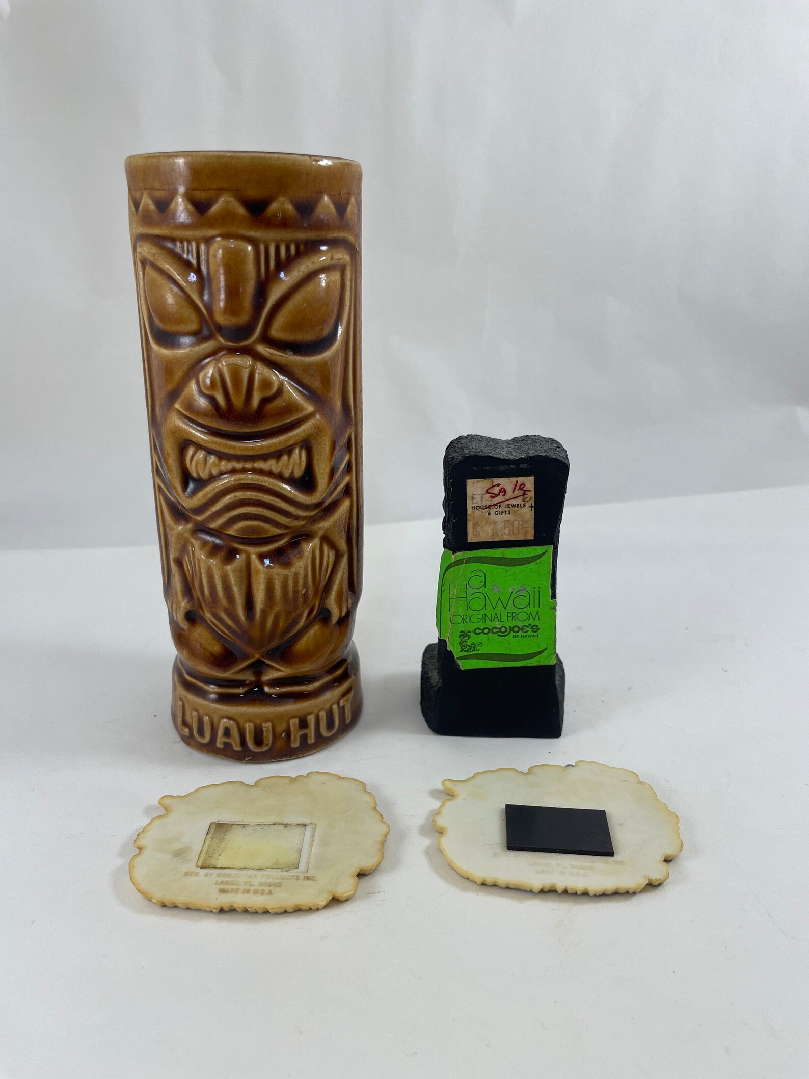 Tiki Mug Luau Hut Lava Coco Joe Lava Statue Mai Kai Magnet Tiki Bar ...