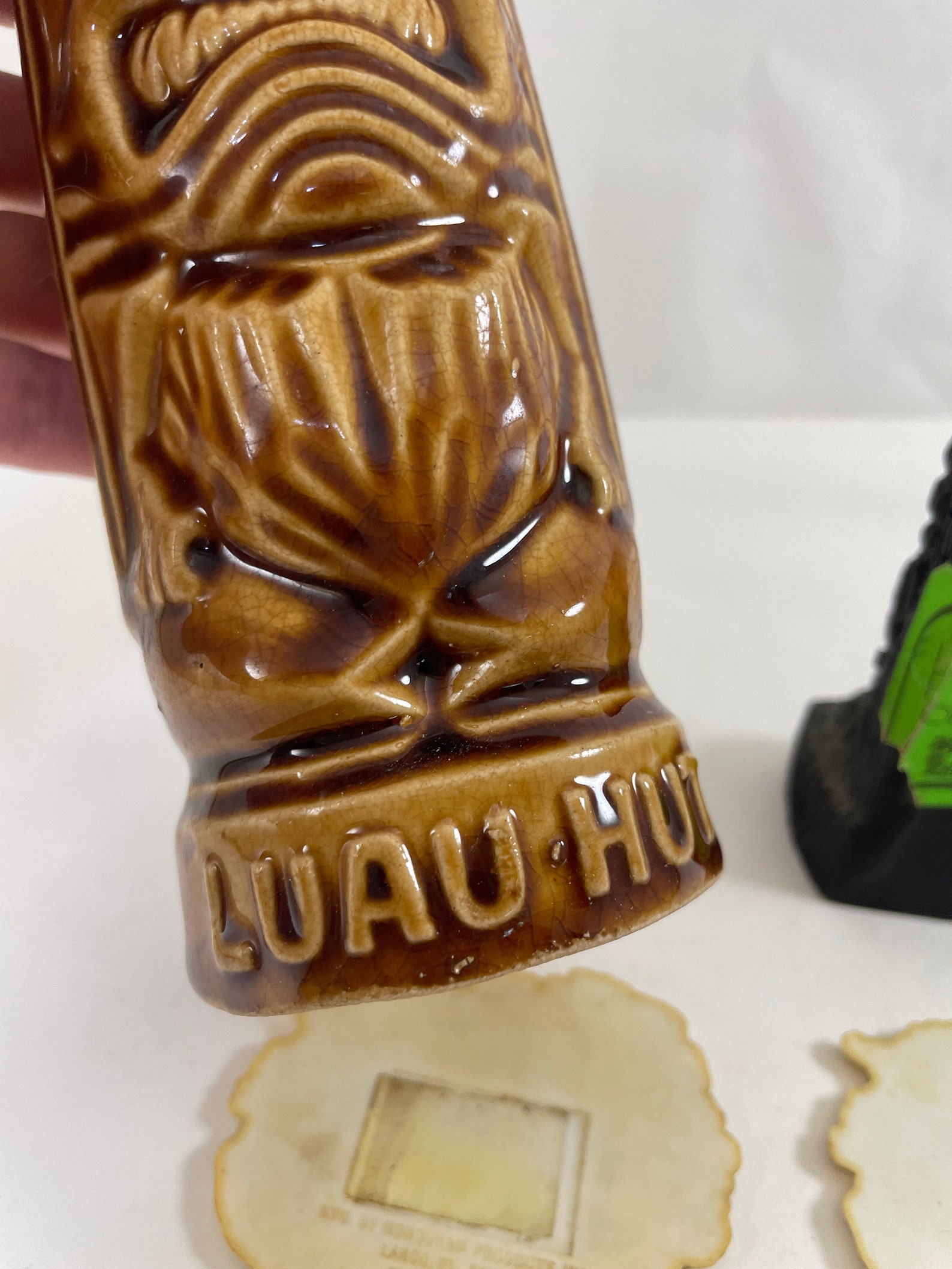 Tiki Mug Luau Hut Lava Coco Joe Lava Statue Mai Kai Magnet Tiki Bar ...