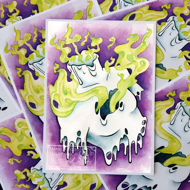 Drippy Watercolor - Etsy