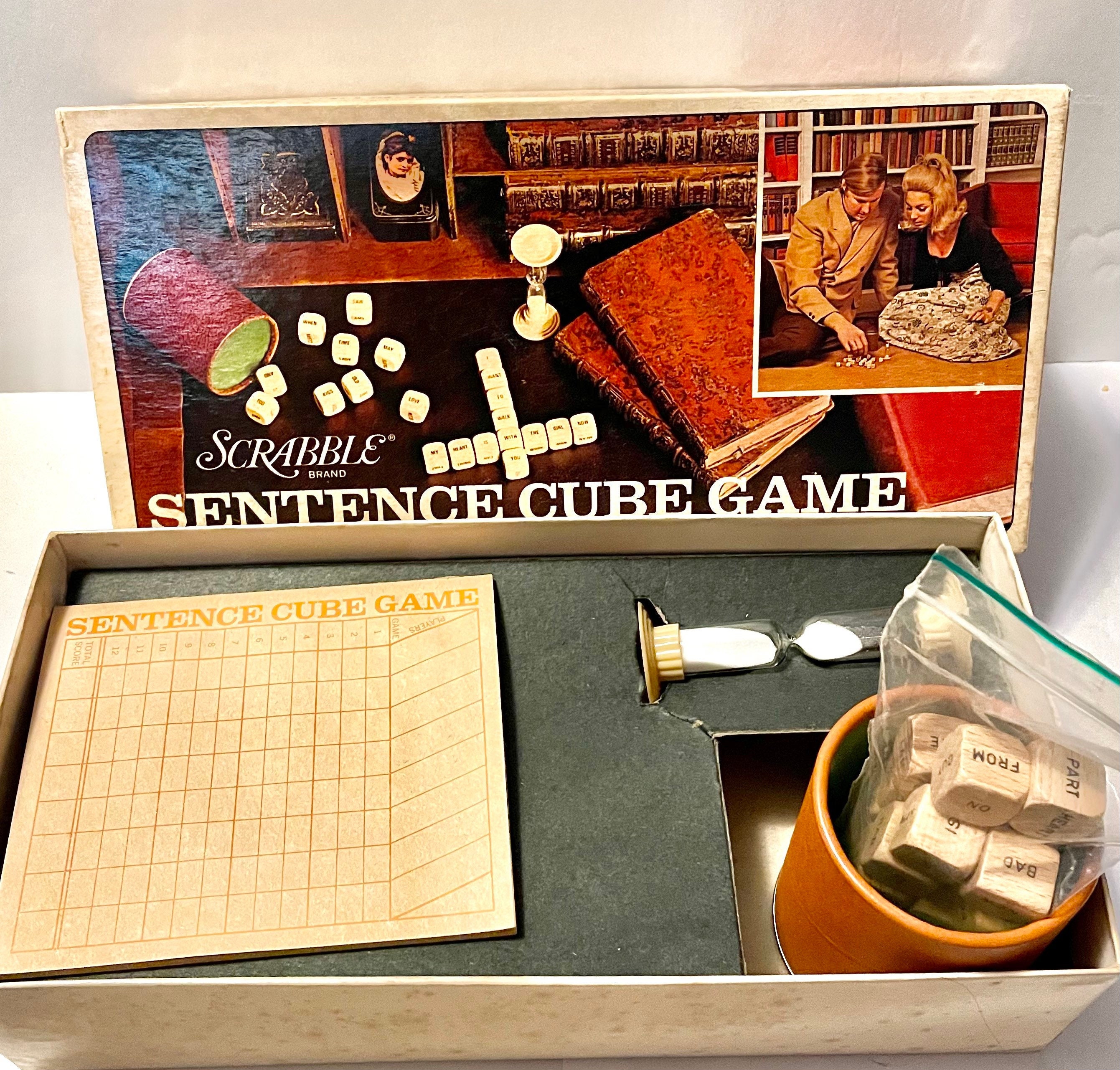 VINTAGE 70s Scrabble Cube Game - munimoro.gob.pe