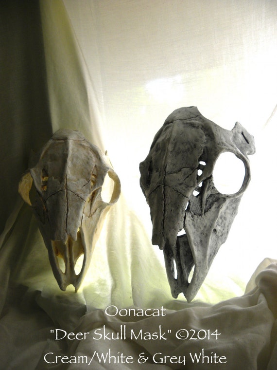Deer Skull Mask Bone Mask Made to Order - Etsy