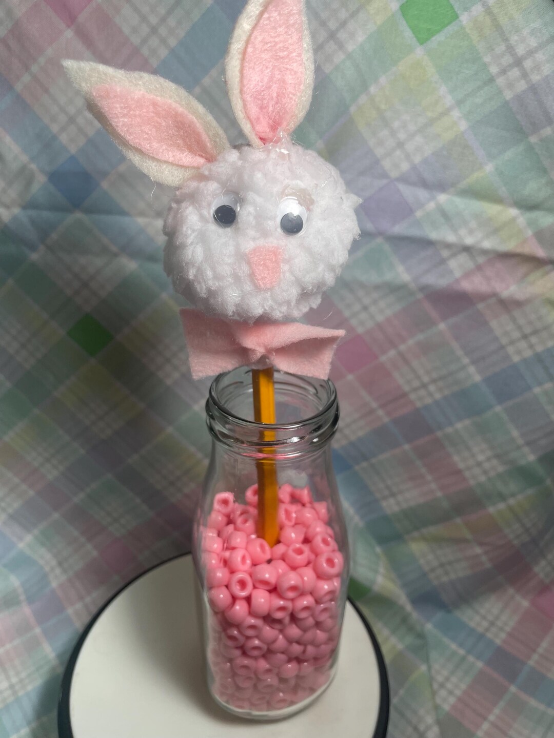 Easter Bunny Pencil Topper - FREE SHIPPING to Conus - Etsy